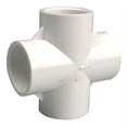 Genova Products PVC Cross Fitting - Durable, White - 3/4 Inch - Walmart.com