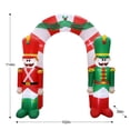 9FT Multi-Colored Christmas Soldier Arch Inflatable. - Walmart.com