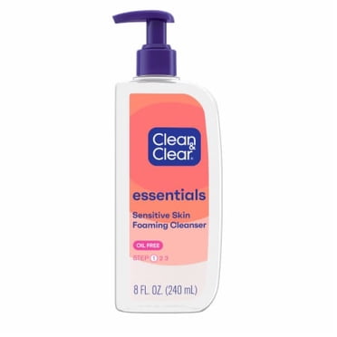 Clean & Clear Sensitive Skin Deep Cleansing Facial Wash Lotion 200ml ...