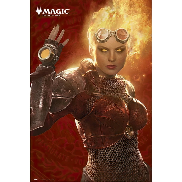 Magic The Gathering - Gaming Poster (Chandra Nalaar - Planeswalker ...