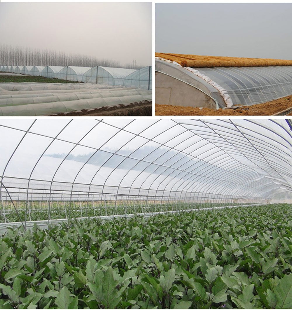 Clear Plastic Film Polyethylene Covering for Greenhouse and Grow Tunnel ...