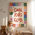 Affixzi Cool Club Print, Colorful Stars Playroom Poster, Nursery Wall ...