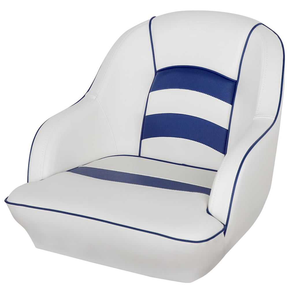 MSC Captain Seat, Sports Seats, Bucket Seats, White/Blue - Walmart.com