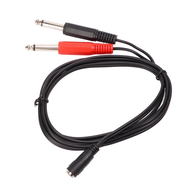 Mono Cable,1.5m Stereo Adapter Extension Splitter Mic Cable Stereo ...