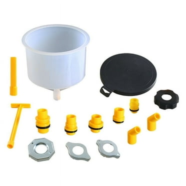 Car Radiator Coolant Filling Funnel Kit Spill Proof Cooling System Tool ...