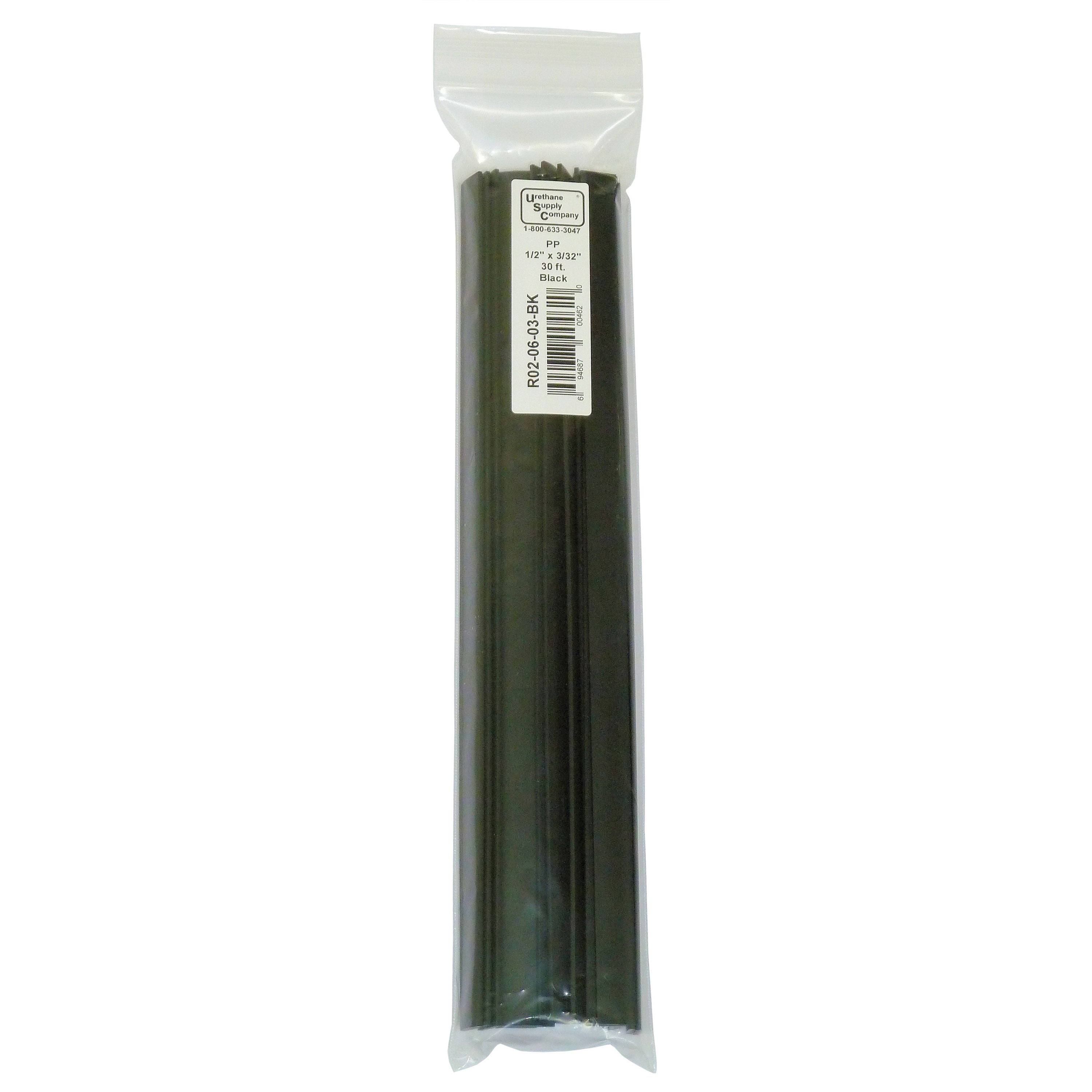 Polyvance R02-06-03-BK Welding Rod, 12 in L x 1/2 in W x 3/32 in THK ...