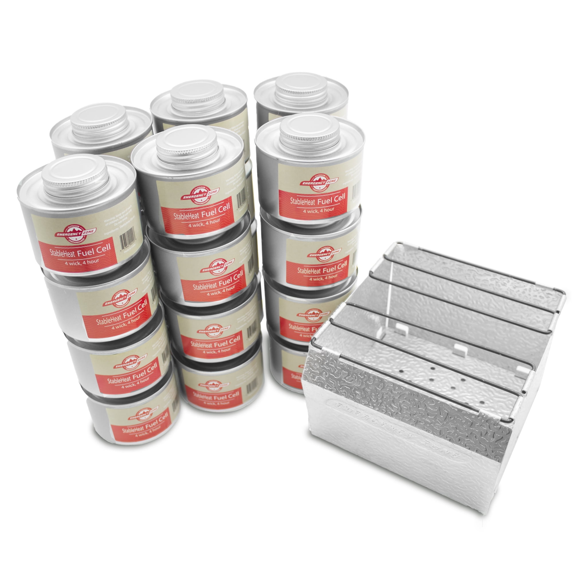 Emergency Cooking Fuel Storage Set with Stove, 20 Year Shelf Life ...