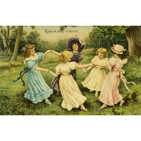 Ring-A-Ring-A-Roses Poster Print By Mary Evans Picture Librarypeter ...