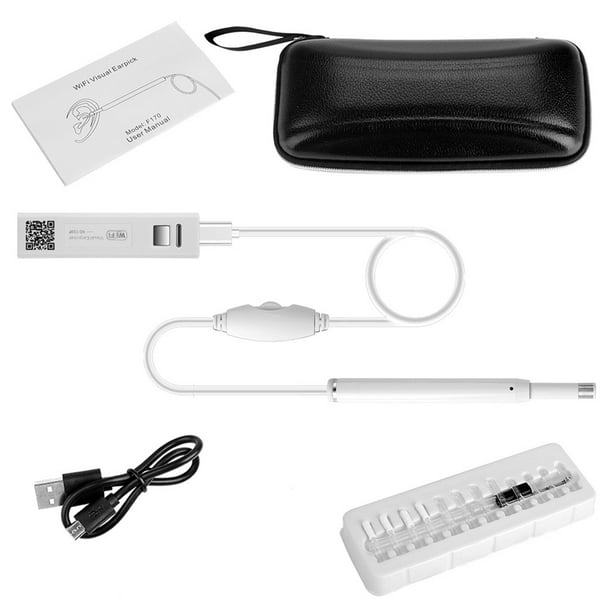 Wireless Otoscope WiFi Endoscope Camera 5.5mm HD 720P Lens Visual Ear ...