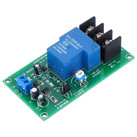Timer Relay Module, Automatically Delay Timer Delay Module 30A DC 12V ...