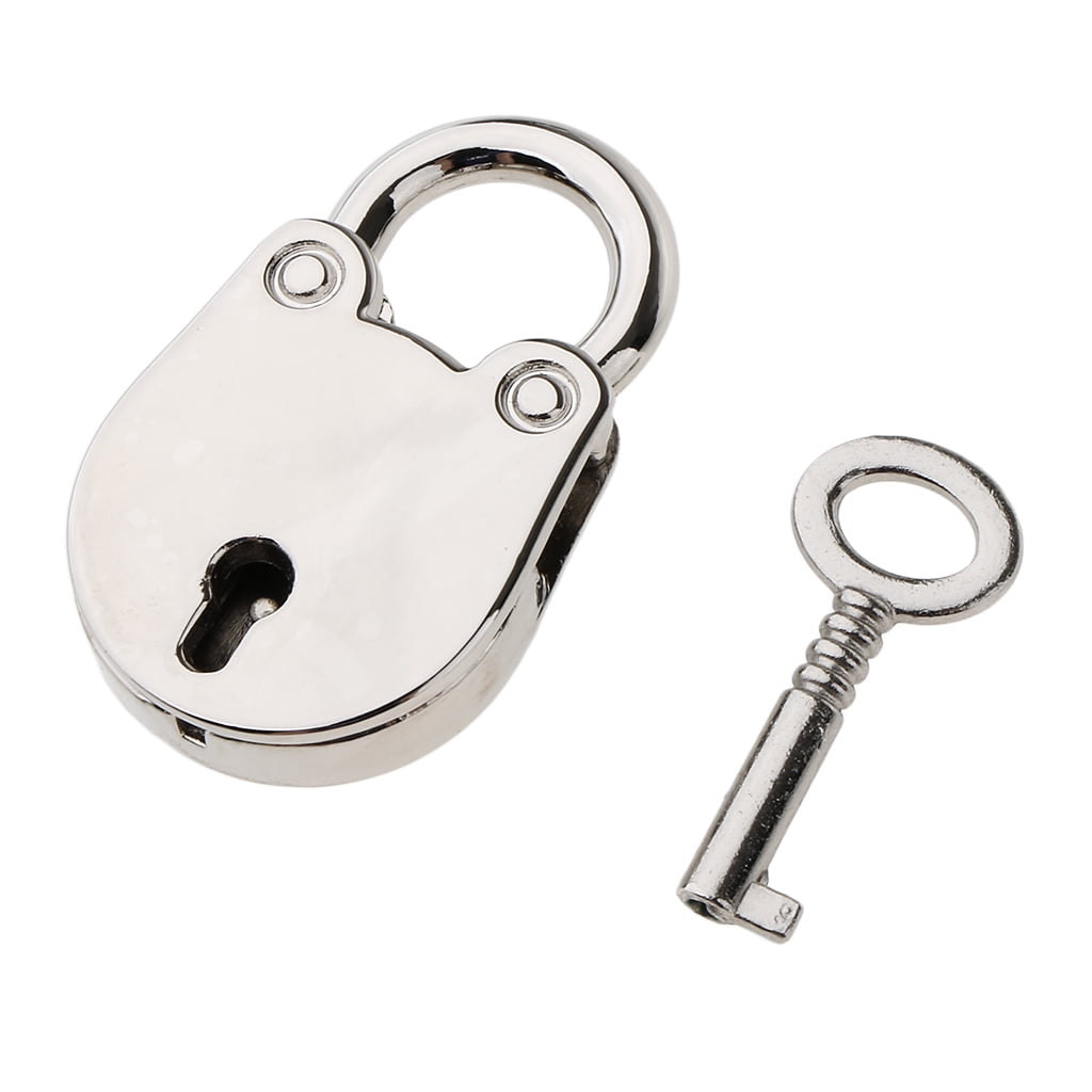 Padlock,Mini Diary Lock, Lock with Key,Jewelry Box Lock,Suitcase ...