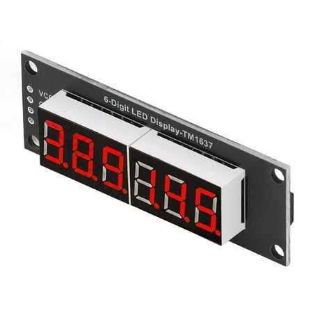 LED Segment Display Module, Plug And Play 2 Pin I O 5V Accurate Wiring ...