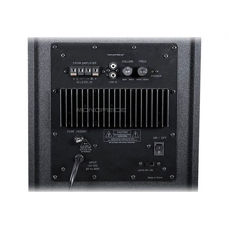 Home Theater Subwoofer Back