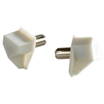 Rok Hardware 20-Pack Plastic Shelf Support with 5mm Diameter Steel Pin ...