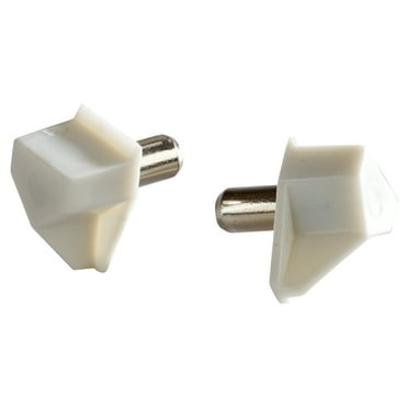 Rok Hardware 20-Pack Plastic Shelf Support with 5mm Diameter Steel Pin ...