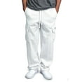 G-Style USA Men's Heavyweight Fleece Sweatpants, Lounge Cargo Pockets ...
