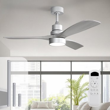 DWVO 52in Tropical Ceiling Fan with Light, Remote Control, 5 Palm Leaf ...