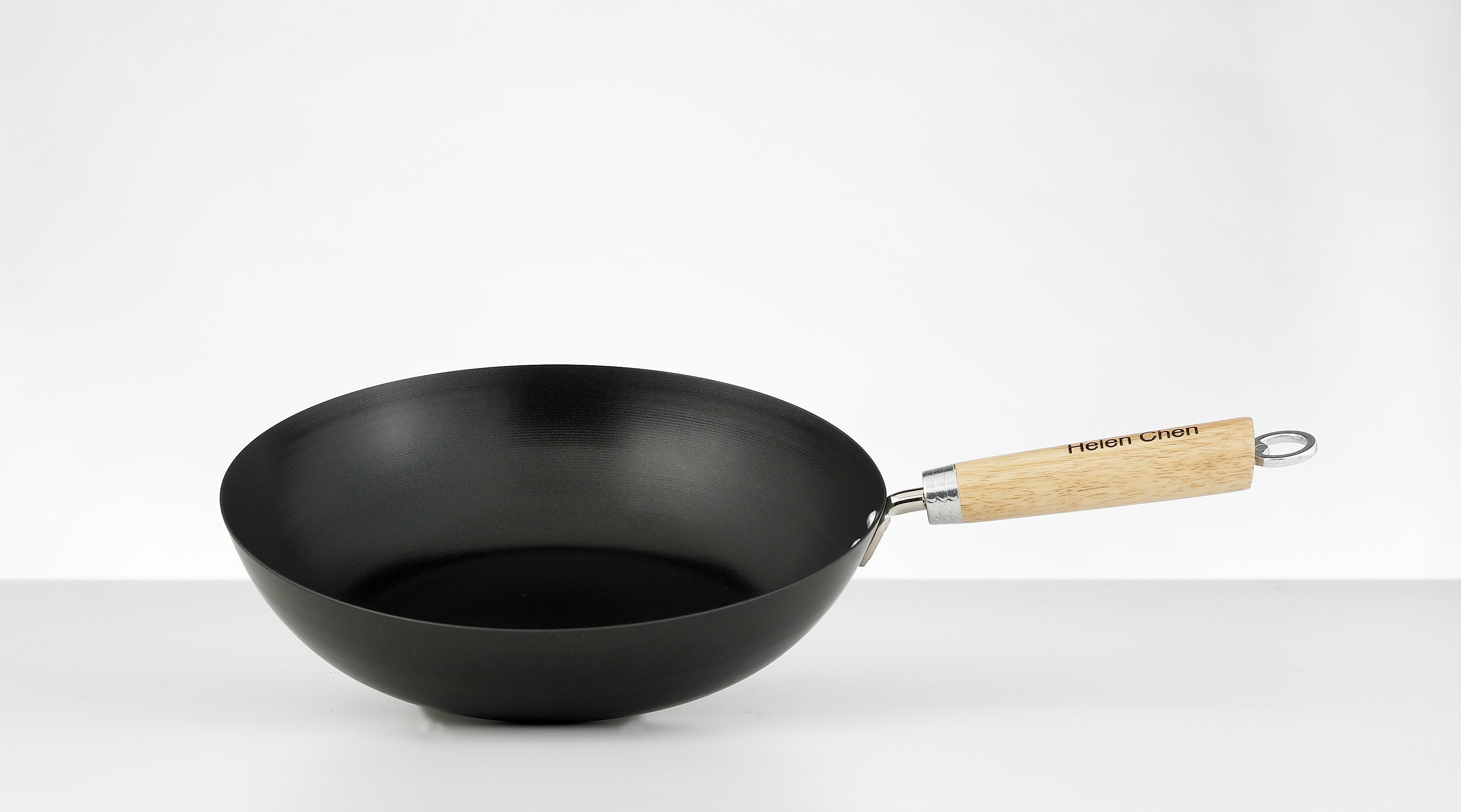 Helen Chen's Asian Kitchen Xylan Nonstick 12-Inch Stir Fry Pan with ...