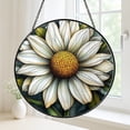 Botanical Daisy Stained Glass Style Window Decor – Suncatcher - Walmart.com