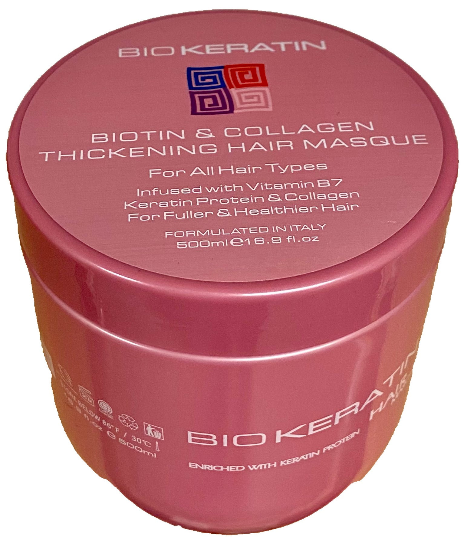 Bio Keratin Biotin & Collagen Hair Masque, 16.9 fl.oz. (500 ml ...