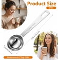 COEQWD-3 PCS Tablespoons Measuring Spoon, 15 Ml Stainless Steel 1 Table ...