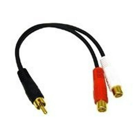 C2G Value Series 6in Value Series One RCA Mono Male to Two RCA Stereo ...