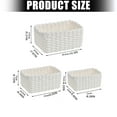 A Set Of 3 Decorative Korean-Style Paper Storage Boxes, Versatile Home ...