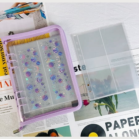 10 Pieces Binder Pages Photo Album Paper Money Sheets Assortment Stamps ...