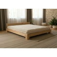 Minimalist Queen Bed Frame 60 x 80in Wooden Platform Plans with Cut ...
