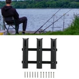 3 Tube Fishing Rod Holder Pole Rest Fishing Tackle Tools Gift for ...