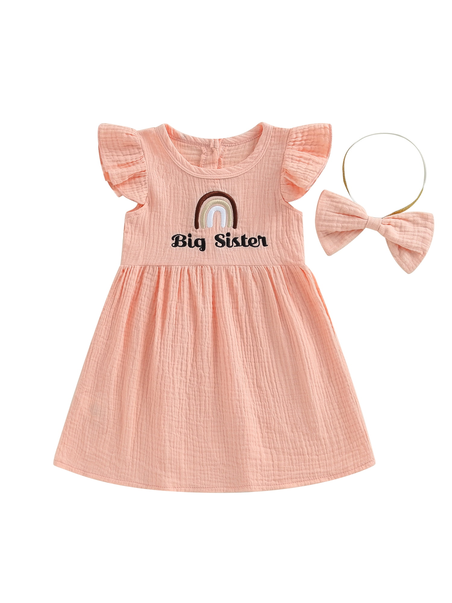 Sunisery Baby Girl Matching Outfits Big Sister Little Sister Matching ...