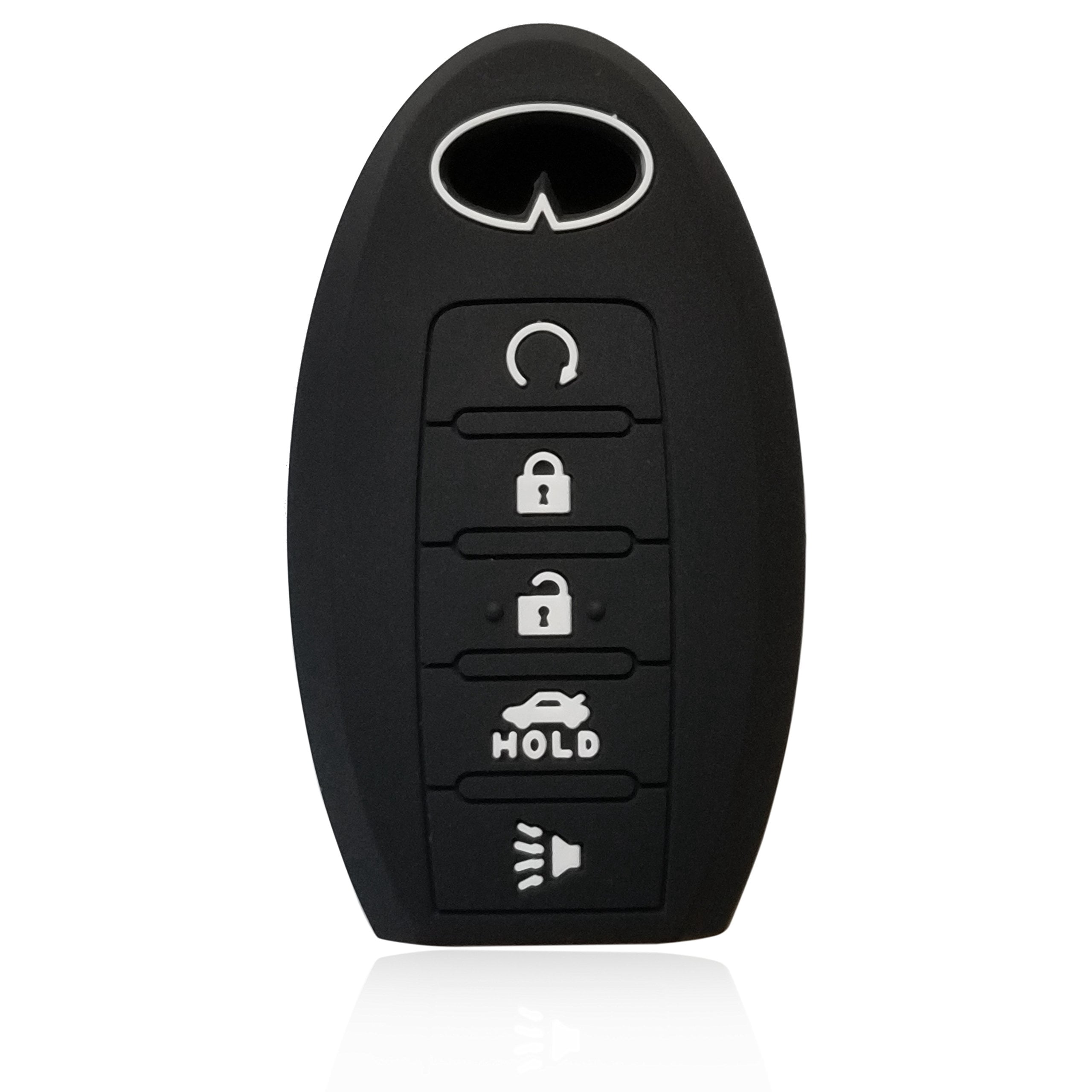 Dobrev 5 Buttons Silicone Case Protector Key Fob Cover Smart Car Remote ...