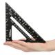 Hyper Tough 7-Inch Aluminum Rafter Angle Square, Matte Black Finish ...