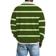 Antinious Men Print Button Collar Long Sleeve Loose Versatile Casual ...