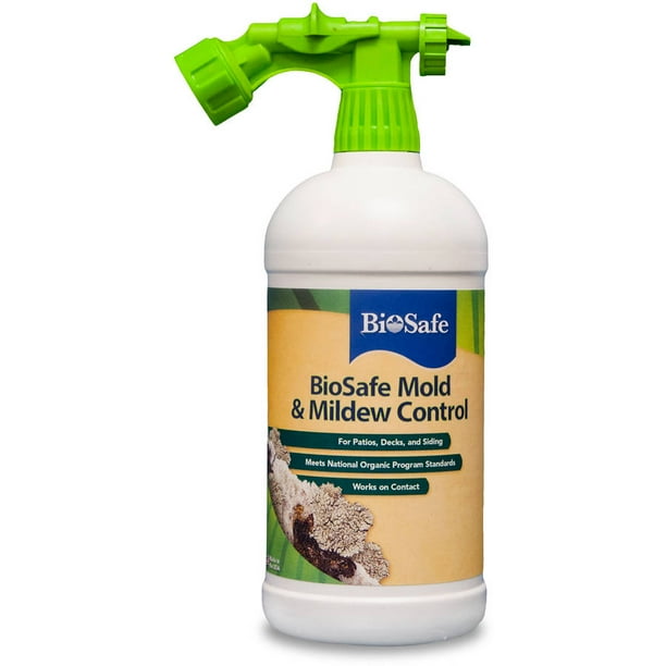 BioSafe Mold & Mildew Control Concentrate - 32 oz. Ready To Spray (Hose ...