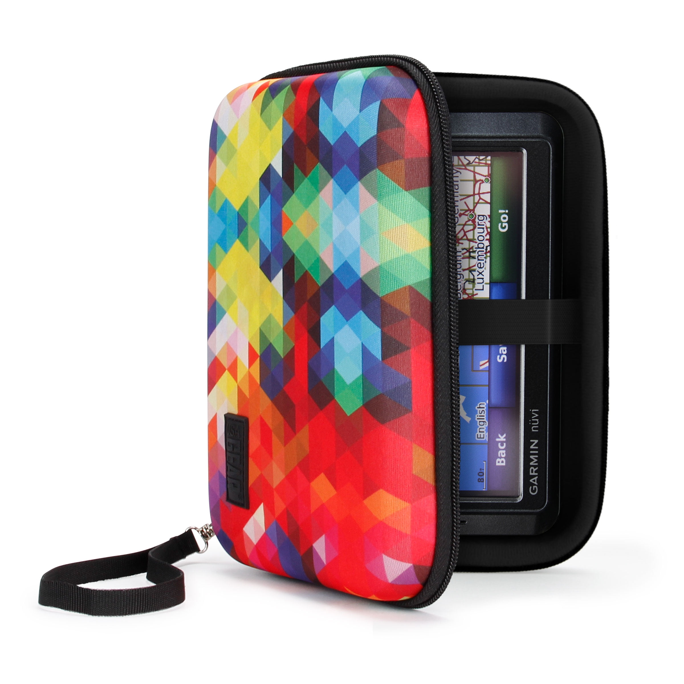 USA Gear Hard Shell Electronic Organizer Travel Case 7.5 Inch with ...