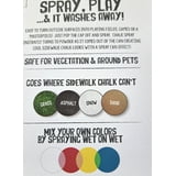 Testors Washable Spray Chalk Set - Temporary Decorative Primary Colors ...