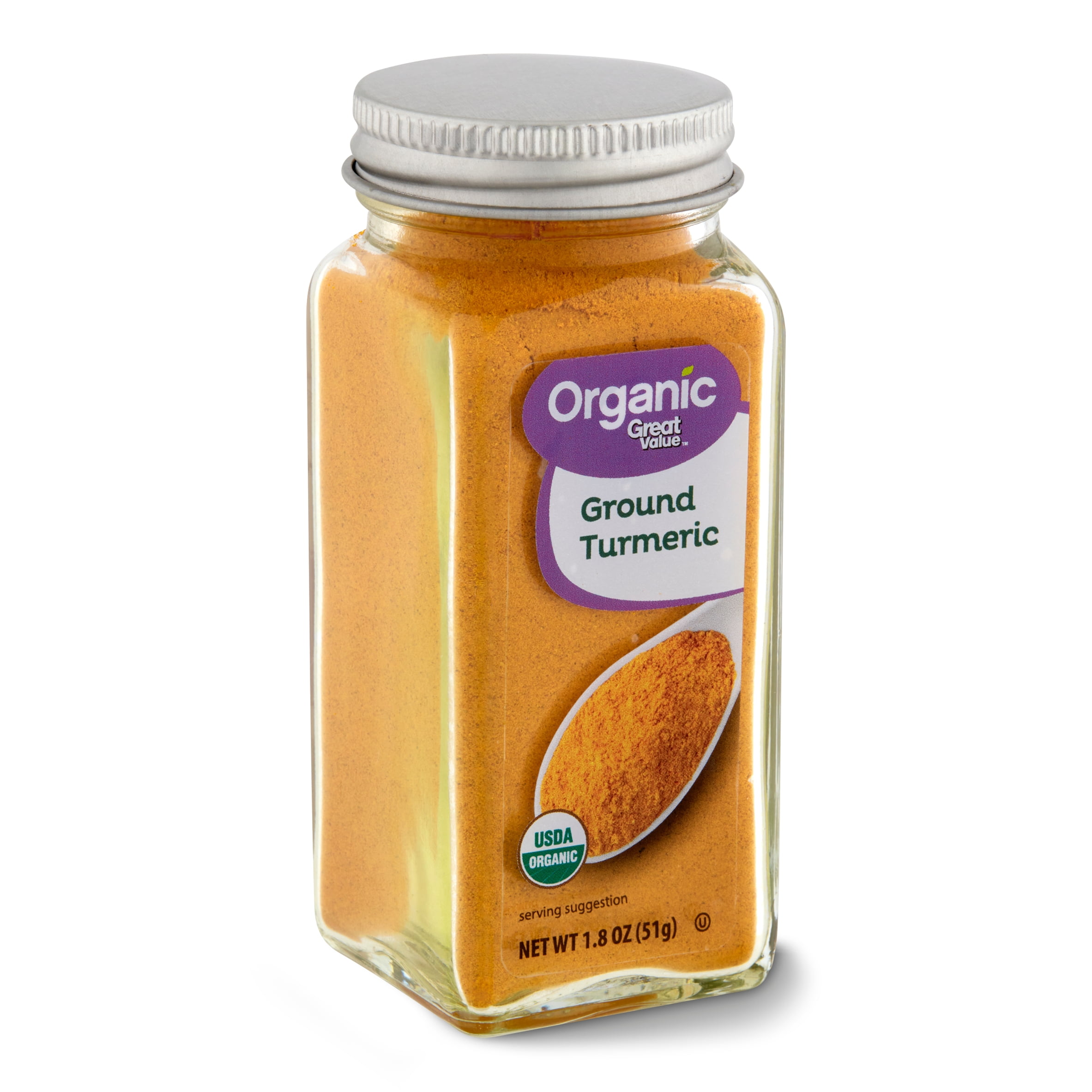 Great Value Organic Ground Turmeric, 1.0 oz - Walmart.com