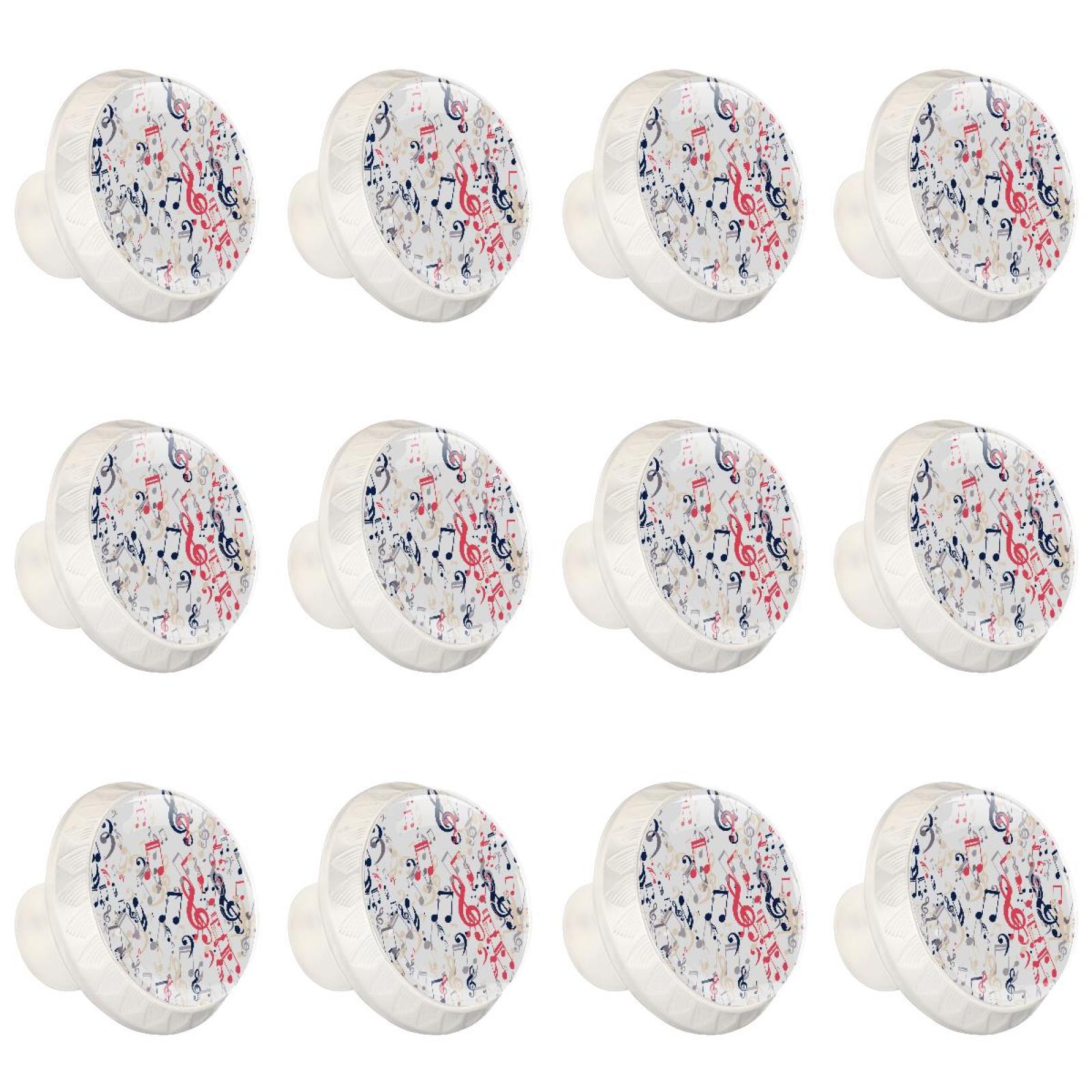 12 Pcs Notes Bass Treble Symbol Knobs for Kitchen Cabinet Cupboard ...