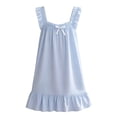 Afdoent Girls Dress Kids Summer Sleeveless Dresses Soft Cloud ...
