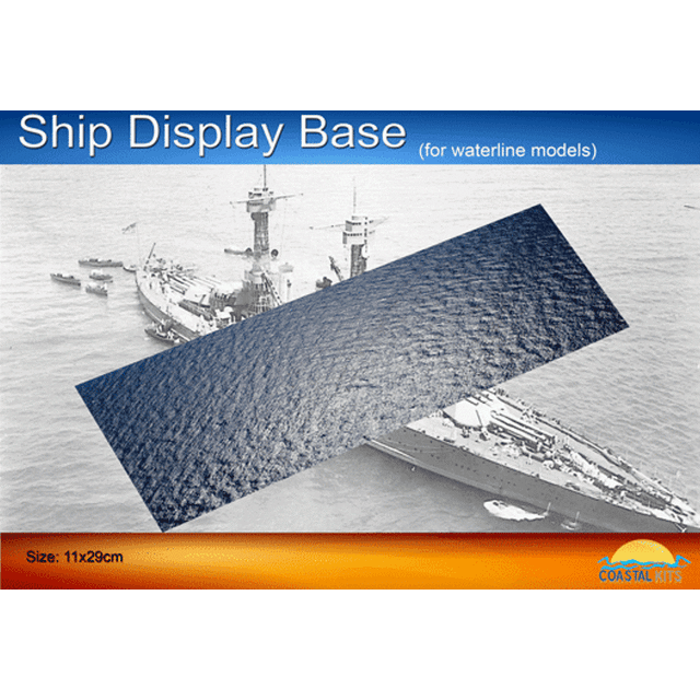 Coastal Kits Ship Display Base for Waterline Models 29 x 12cm #CKS0220 ...