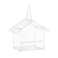 Clear Window Bird Feeder With Set Up 2 Suction Cups Holes,bird Feeder For Outdoor Window Perch