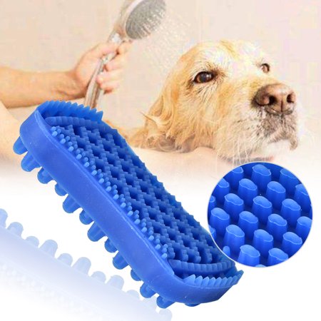 Massage Silicone Brush,Short Hair Dogs Massage Bathing Combs Rubber Dog ...