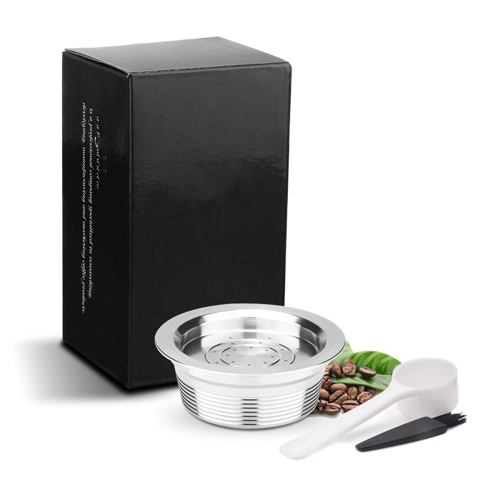 Coffee Tool Espresso Coffee Stainless Steel Spoon Brush Coffee Pod ...