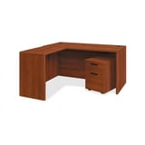 HON 10700 Series Desk, 3/4 Height Double Pedestals, 72 x 36 x 29 1/2 ...