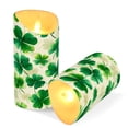 2PCS Medium Flameless Candles Lamp Flameless Candles Slanted Candle ...