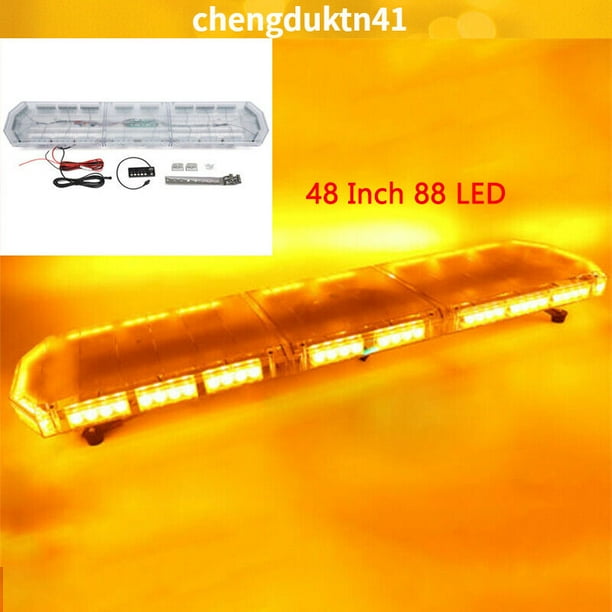 48" Inch 88 LED Strobe Light Bar Emergency Warn Beacon Tow Truck ...