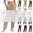 Jerdar Women's Hight Waisted Work Straight Pants Cropped Paper Bag ...
