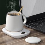 TeqHome Electric Waterproof Touch Heating Cup Mat Warm Pad for Coffee ...
