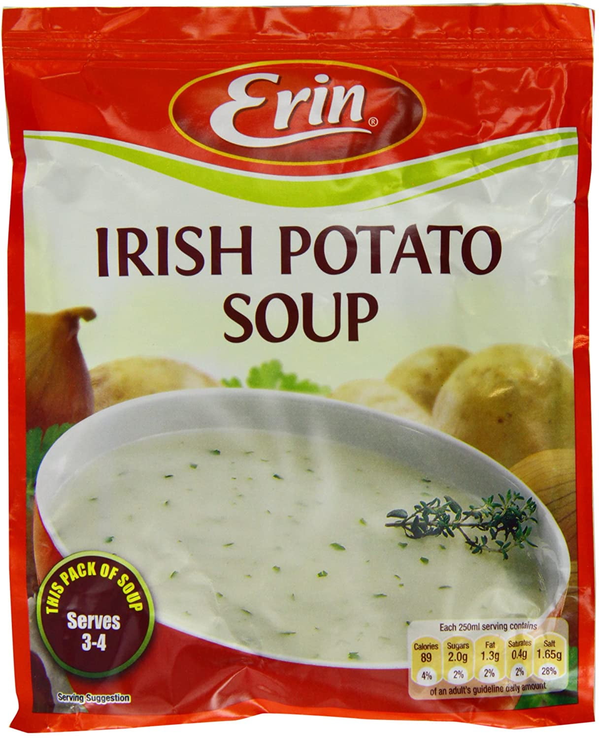 Erin Traditional Irish Potato Soup 84G - 3 Pack Imported from Ireland ...